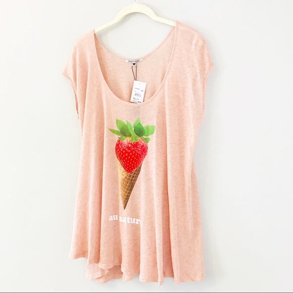 Wildfox | Swim | Wildfox Blush Swim Coverup Strawberry Au Natural ...